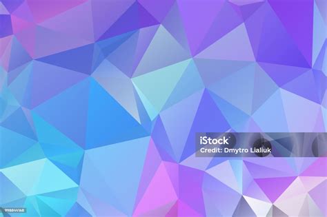 Latar Belakang Segitiga Ungu Dan Biru Yang Keren Ilustrasi Stok Unduh