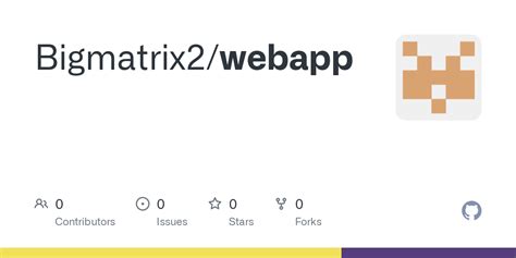 Github Bigmatrix2webapp