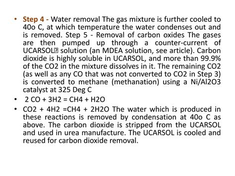Urea Manufacturing Process Ppt