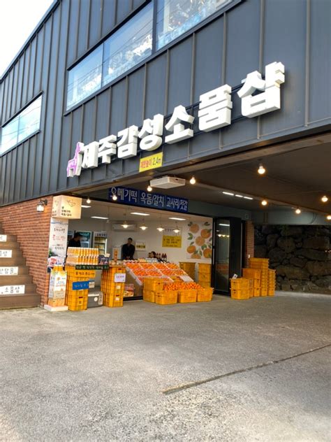 제주 애월카페거리 소품샵 기념품 종류 한담몰 귤귤스토어 후기 네이버 블로그