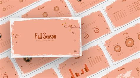 Autumn Theme PowerPoint Background Template SlideKit
