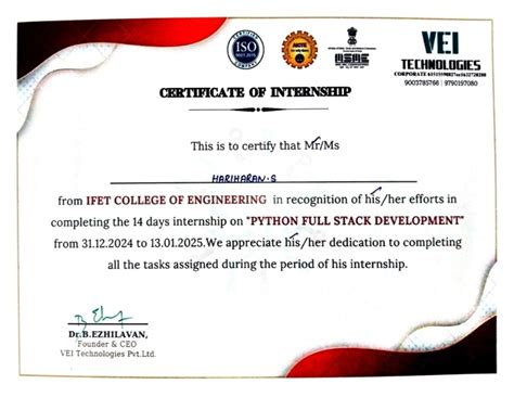 Python Fullstackdevelopment Internship Careergrowth