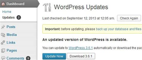 Wordpress 3 6 1 Security Update Is Out GHacks Tech News