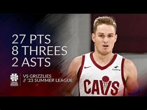 Sam Merrill The Human Torch And Other Notes From Cavaliers Vs Grizzlies Summer League