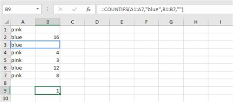 Count Blank Nonblank Cells In Excel Formulashq