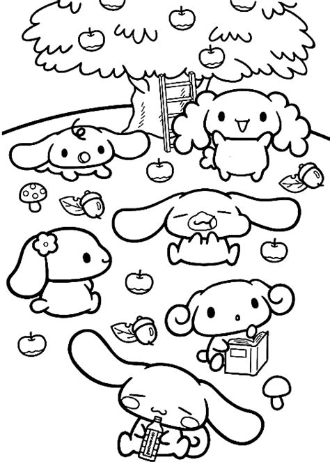 80 Cinnamoroll Coloring Pages Free Printable Pdf  Png And Online