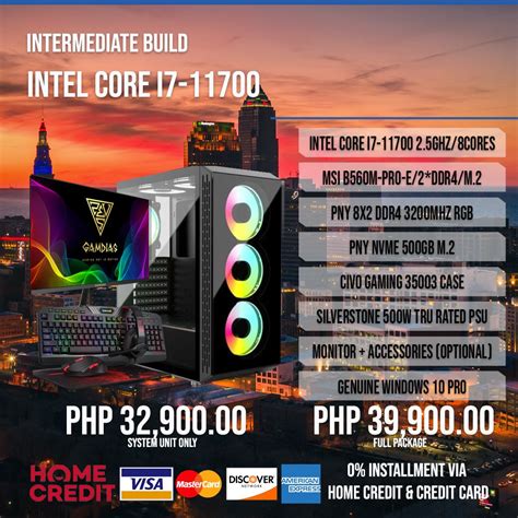 Intel Core I7 11700 Intermediate Package V 3 Bluearm Computer Store