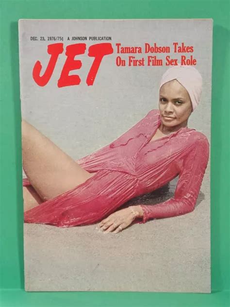 Actress Tamara Dobson Sex Film Vtg Black Americana Jet Magazine