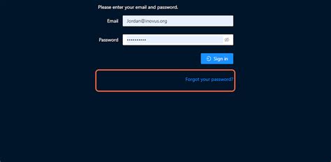 Reset Password