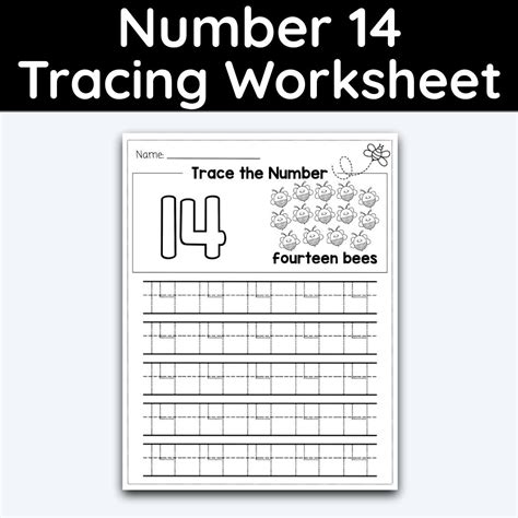 Number 14 Worksheet