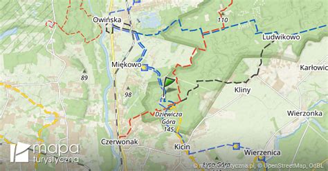 Rozejście szlaków mapa szlaków turystycznych mapa turystyczna pl