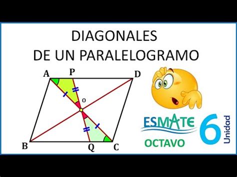 2 3 Diagonales De Un Paralelogramo YouTube
