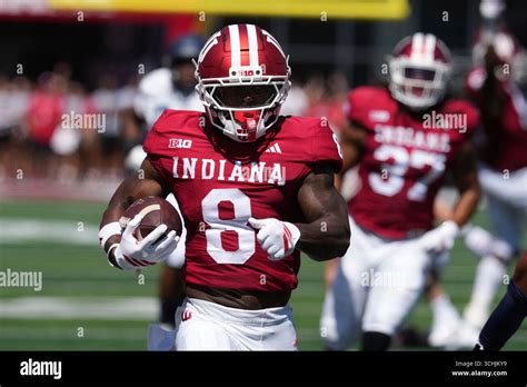 Indiana Running Back Kaelon Black Runs During The First Half Of An Ncaa