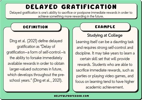 10 Delayed Gratification Examples 2025