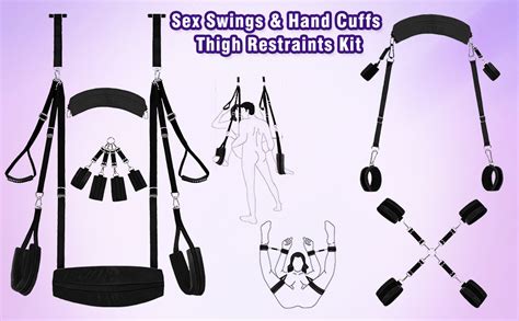 Bdsm Sex Swing Bondage Restraints Kit 2 In 1 Door Sex