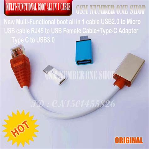 Micro Usb Rj45 Multifunction Boot All In 1 Cable F Grandado