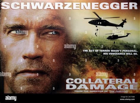 ARNOLD SCHWARZENEGGER POSTER COLLATERAL DAMAGE 2002 Stock Photo Alamy