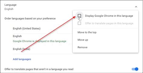 Change User Interface Language For Chrome Or Firefox Browser