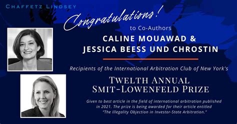 Chaffetz Lindsey Llp On Linkedin Congratulations To Chaffetz Lindseys