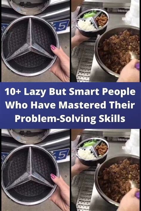 Lazy But Smart People Who Have Mastered Their Problem Solving Skills