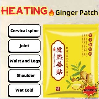 COD 100PCS Ginger Patch Pain Relief Original Ginger Patch For Knee Back