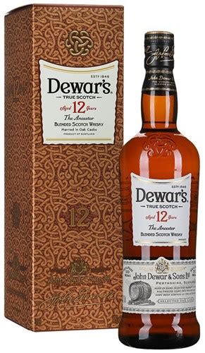 Виски - Дюарс 12 летней выдержки (Dewars 12 years old) - Алкостайл