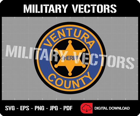 Ventura County Sheriff Law Enforcement Patch Logo Decal Emblem