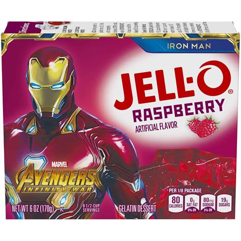 Jell O Raspberry Gelatin Dessert Mix 6 Oz Boxes Pack Of