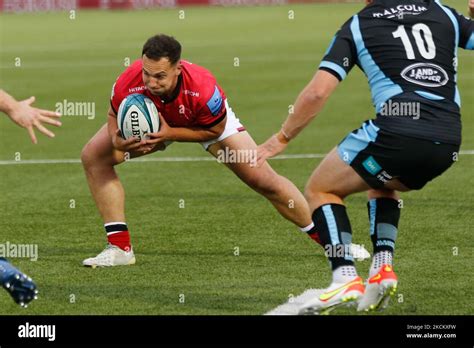 Pete Lucock Of Newcastle Falcons In Action During The Pre Season