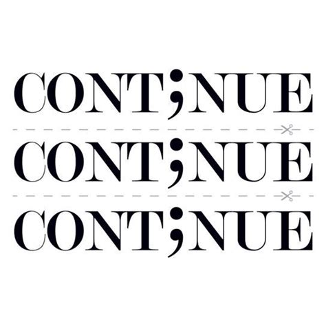 Continue Semicolon Temporary Tattoo Industryprint Multi Store