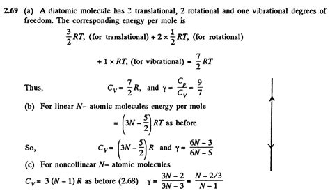 Degrees Of Freedom In A Molecule • Physics Forums