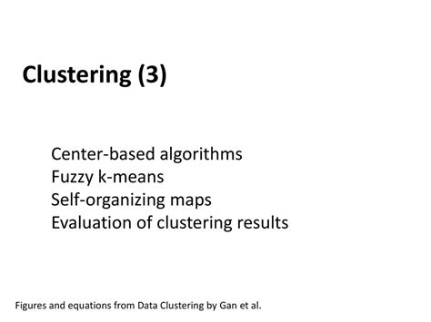 clustering 3 center based algorithms fuzzy k means ppt download