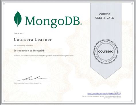 rohith h p on linkedin certified in introduction to mongodb for handling nosql databases
