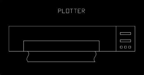 Bloque De Plotter En AutoCAD Gratis DWG 2D CAD Block DWGAutoCAD Com