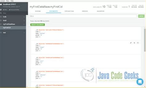 Mongodb Aggregate Count Example Java Code Geeks