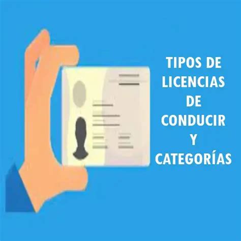 Tipos de licencias de conducir y categorías brenp