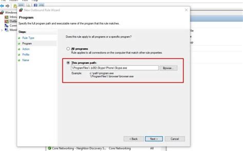 how to block a program from connecting to the internet in windows 10