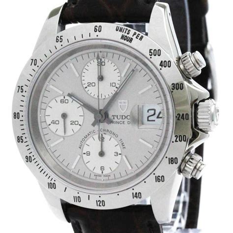 Tudor Polished Tudor Chrono Time Prince Date Steel Me Gem