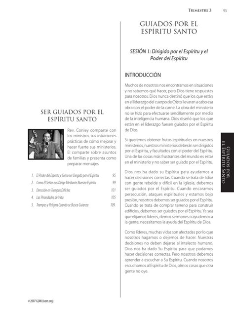Material Completo - Guiados Por El EspÍritu Santo | PDF | espíritu ...