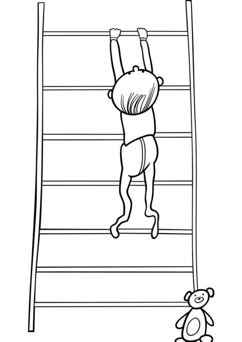 Disegni Di Arrampicata Da Colorare ColorareOnline