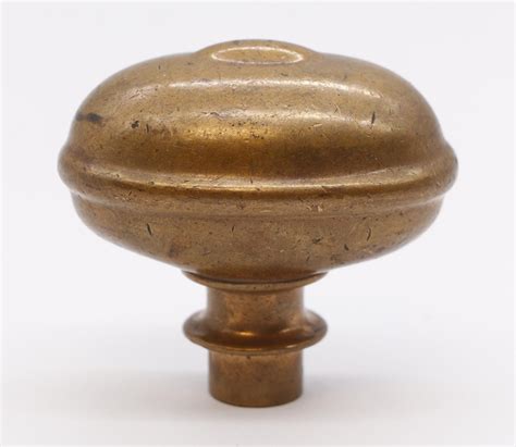 Pair Of Antique Cast Brass Oval Door Knobs Olde Good Things