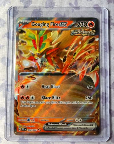 GOUGING FIRE EX 38 162 Double Rare Temporal Forces NM M