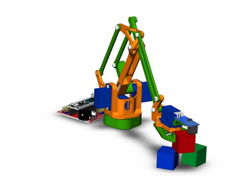 Arduino Based Manipulator Kit Roboarm” Minibot