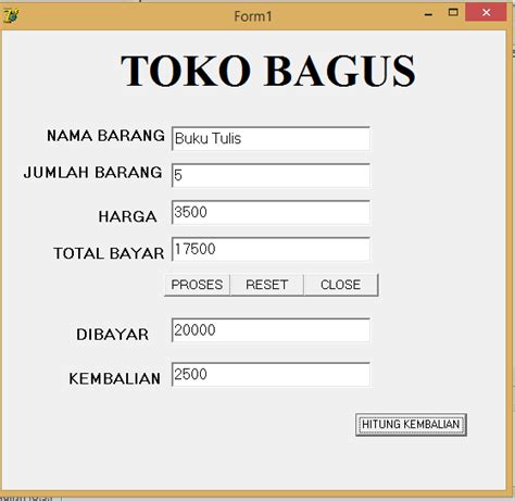 Program Sederhana Delphi