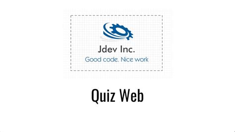 Quiz Jsf Primefaces Materialize Youtube