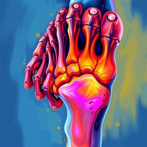 Calcaneal Fracture Fractured Form In Vibrant Hues