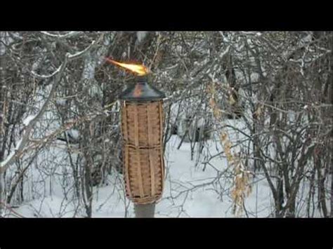 Бамбуковый факел - ЗИМНИЙ ВАРИАНТ - YouTube