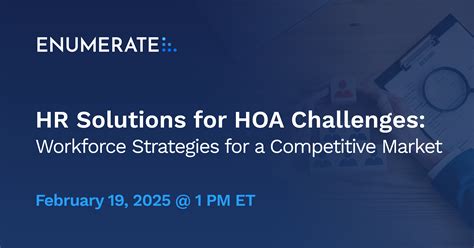 Workforce Strategies For Hoa Challenges Enumerate