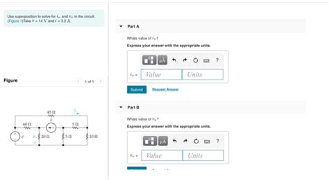 Solved Use Superposition To Solve For Io And Vo In The Chegg Com