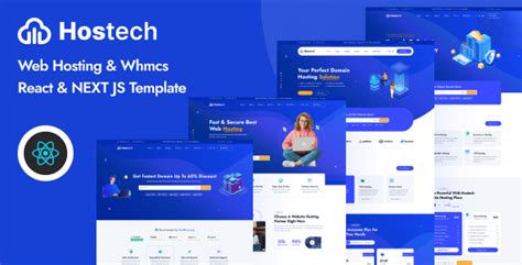 React Js Hosting Template Website Templates Themeforest